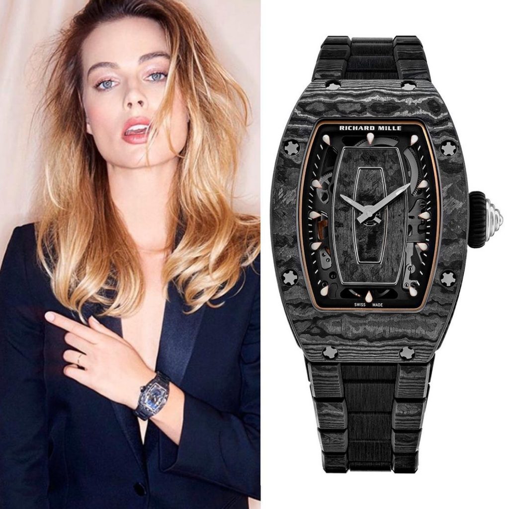 Margot Robbie - Richard Mille - Superwatchman.com