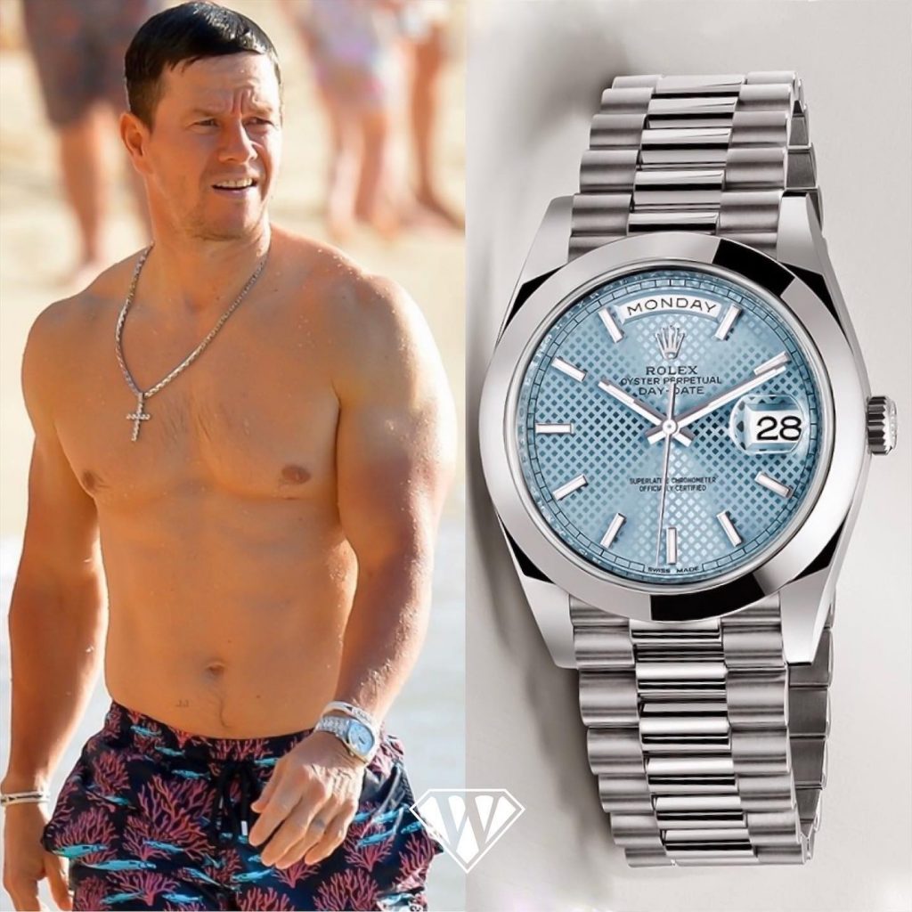 Mark Wahlberg Rolex Day Date Platinum - Superwatchman.com
