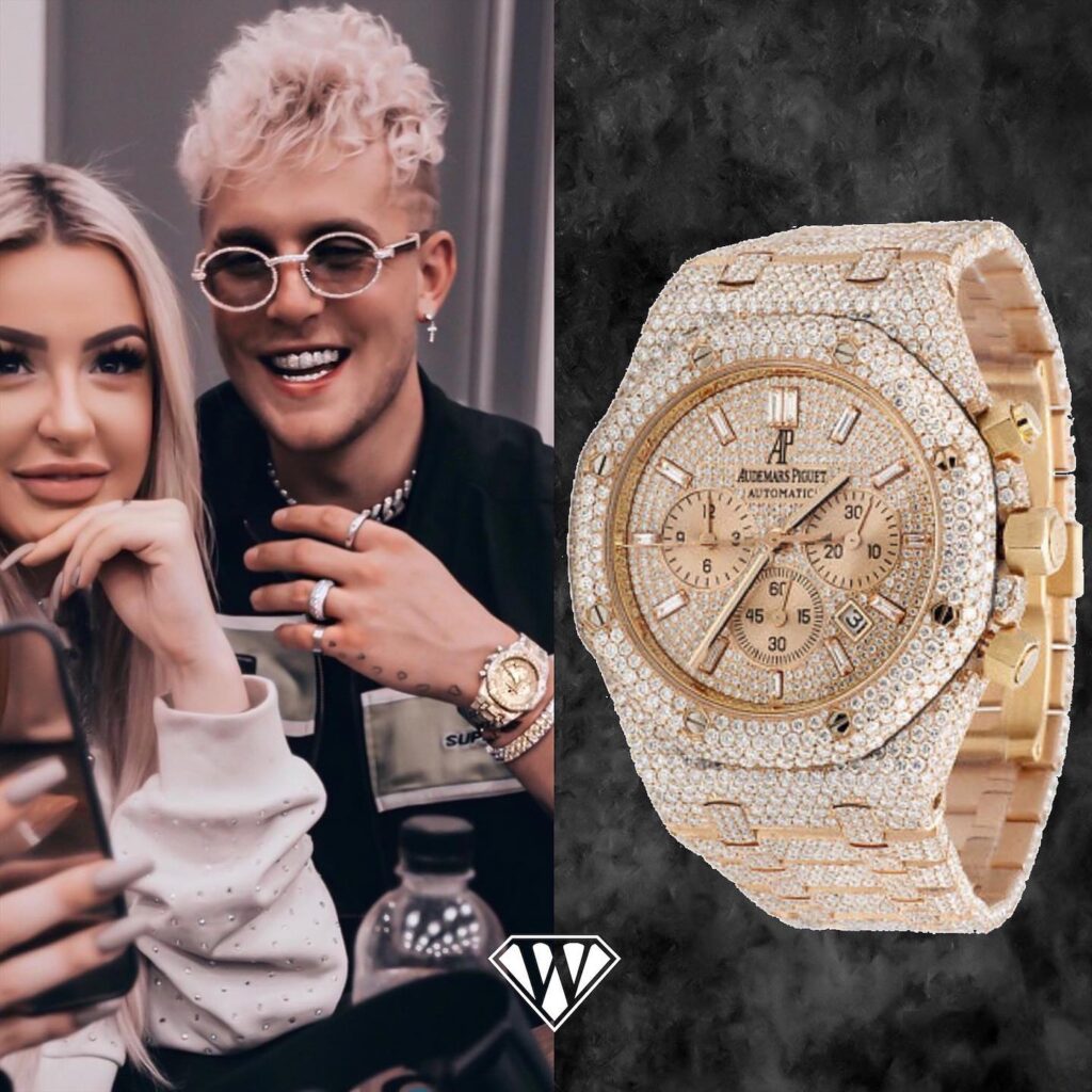 Jake Paul Diamonds Audemars Piguet - Superwatchman.com