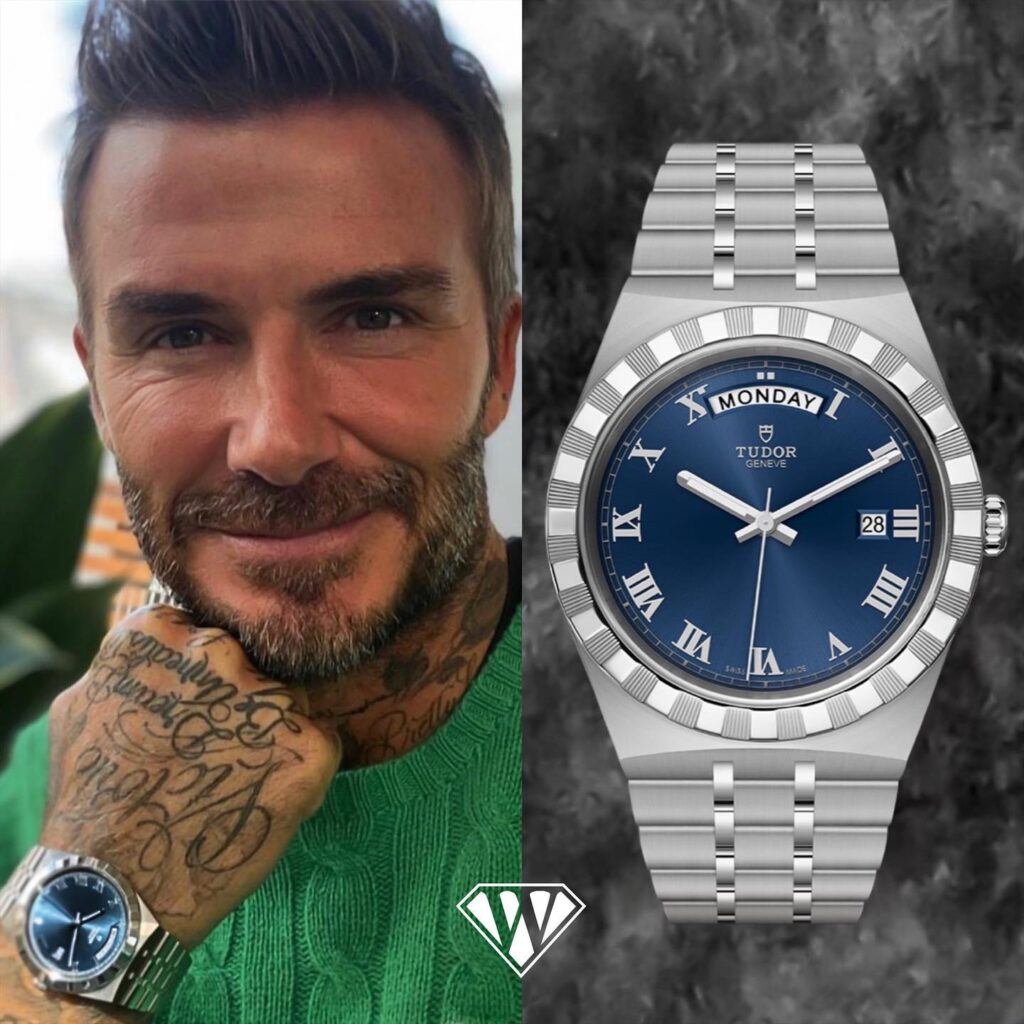 David Beckham - Tudor Royal Watch - Superwatchman.com