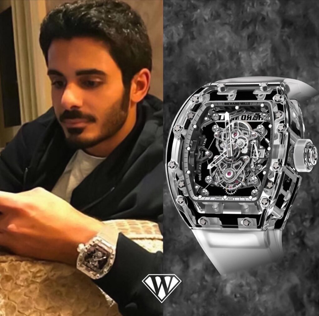 Prince Of Qatar - Richard Mille Sapphire Watch - Superwatchman.com