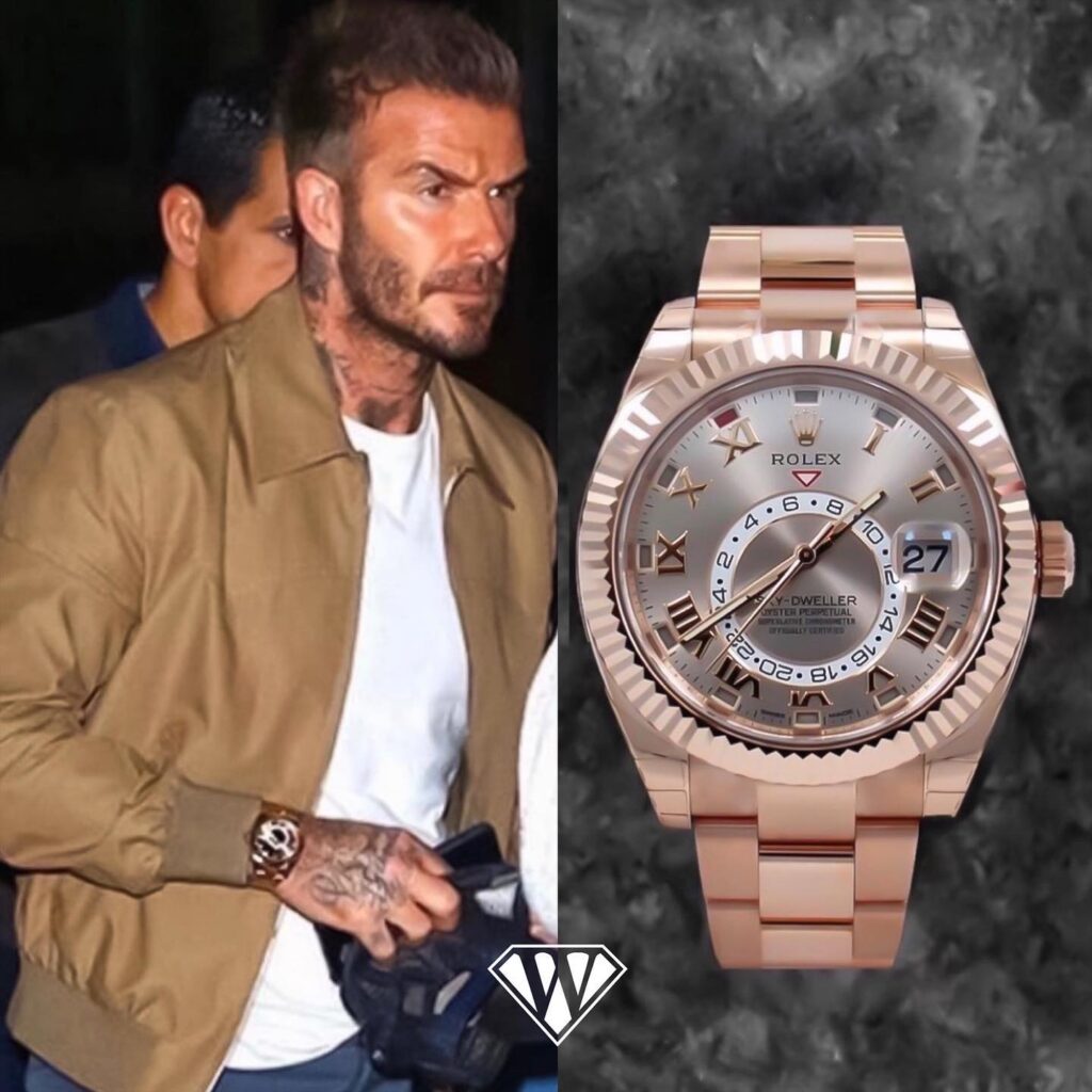 David Beckham - Rolex Sky-Dweller - Superwatchman.com