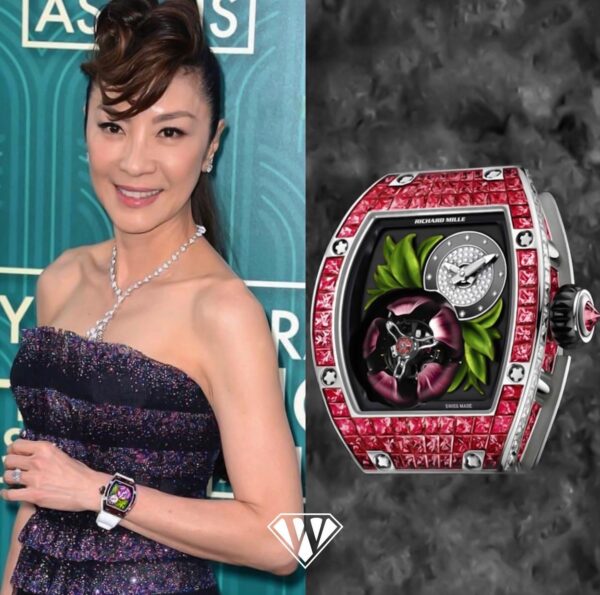 Michelle Yeoh - Richard Mille RM 19-02 "Tourbillon Fleur ...