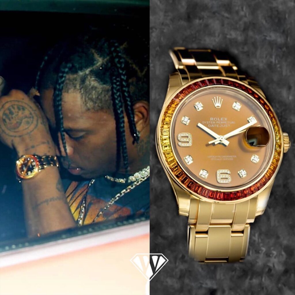 Travis Scott - Rolex Pearlmaster "Cognac dial" - Superwatchman.com