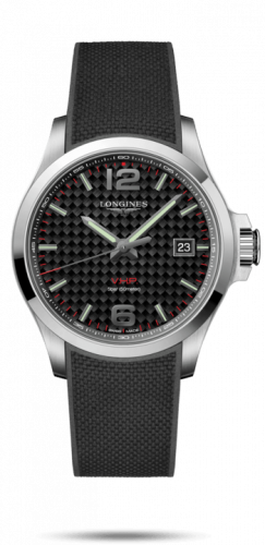 Longines - Conquest V.H.P. 43 Stainless Steel / Carbon / Rubber