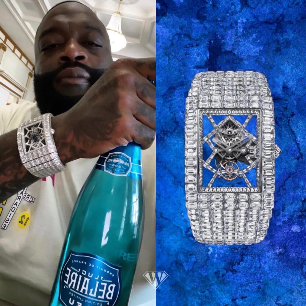Rick Ross - Jacob and Co. 'Billionaire Ashoka’ fully set with baguette ...
