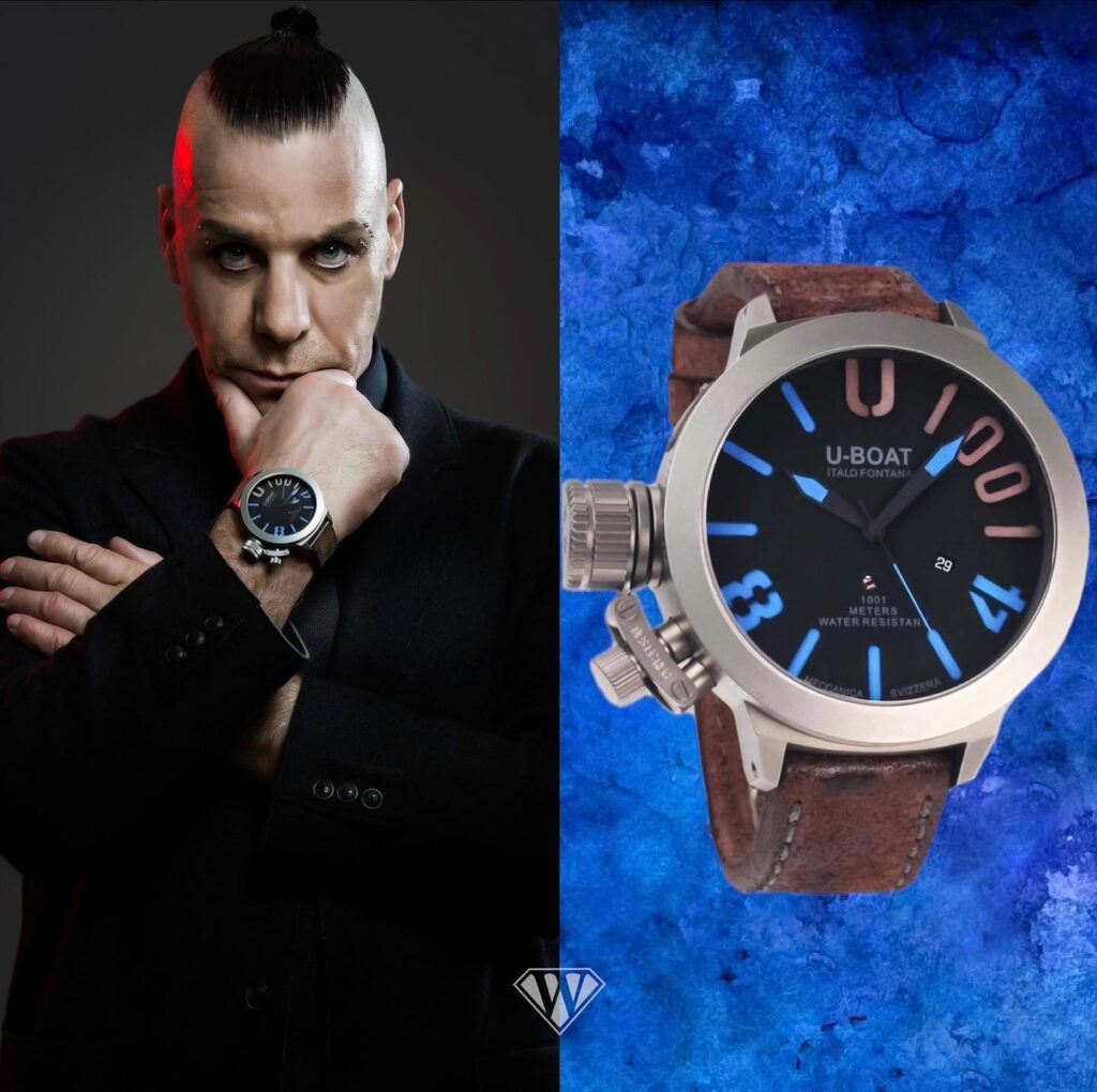 Lead singer of 'Rammstein' - U-Boat Classico 1001 - Superwatchman.com