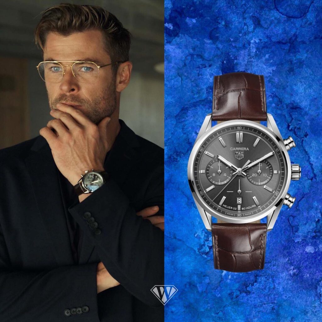 Chris Hemsworth - TAG Heuer Carrera Automatic Chronograph ...