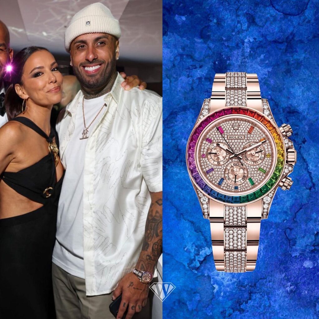 Nicky Jam - Rolex Cosmograph Daytona 'Rainbow' Edition - Superwatchman.com