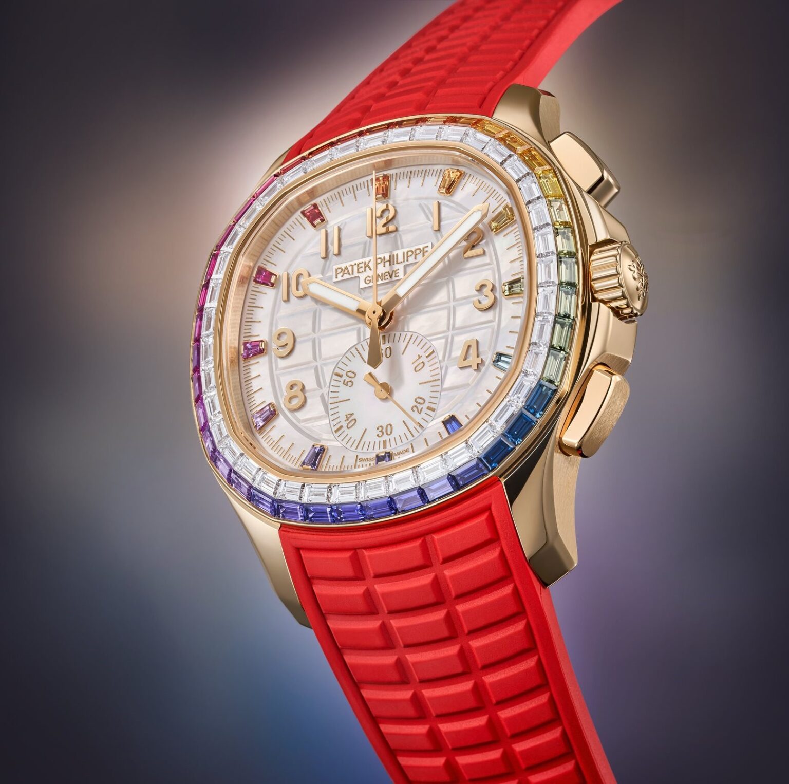 The New Patek Philippe Aquanaut Luce "Rainbow" Chronograph Watch ...