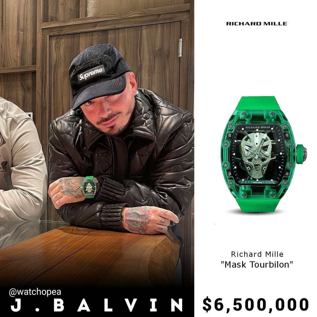 J Balvin’s Dazzling Performance at Michael Jordan’s 60th: Rocking the Unique Sapphire Richard ...