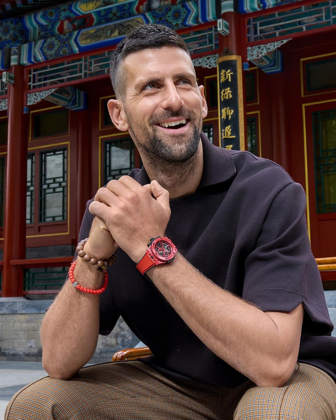Novak Djokovic Shines in Limited Edition Hublot Big Bang Unico Red ...