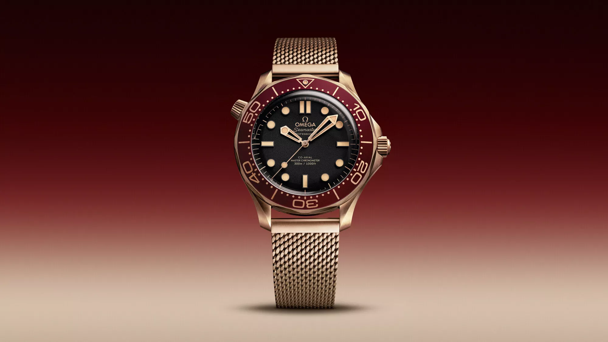 The OMEGA Seamaster Diver 300M In Bronze Gold and Burgundy ...